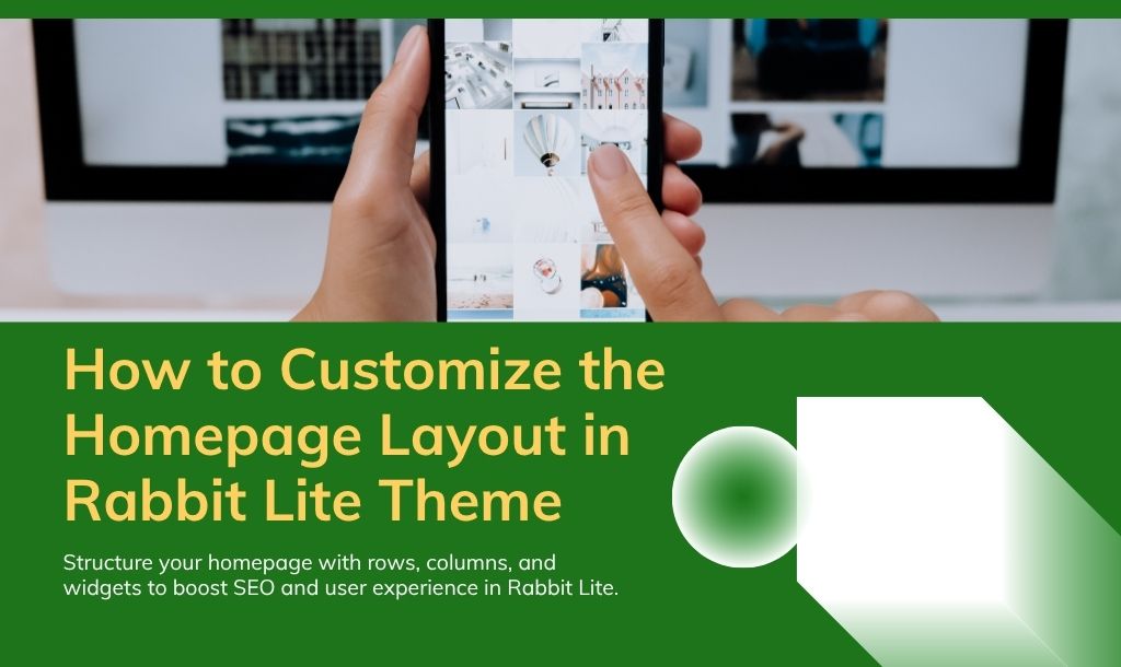 Customize Homepage Layout and SEO in Rabbit Lite